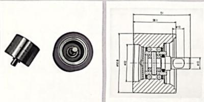 China DTM Top Roller Texture Machine Parts SGLG-A-01 Type R Top Roller Integrated Type for sale