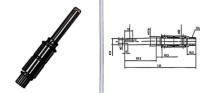 China DTM DTY Machine Accessories SGLG-D-01 SDS Passive Shaft 17 Teeth Spares For Draw Texturing Machine for sale