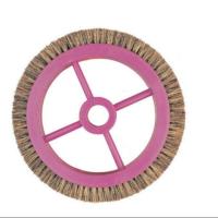 China Monforts Chengfu Artos Bruckner LK Textiles Machine Parts Pure Bristle Stenter Brushes Wheel for sale