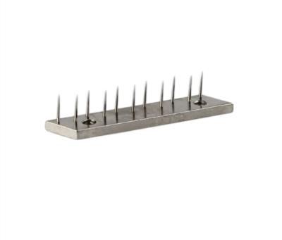 China Heat Setting Machine Finishing Machine Textile Machinery Pin Plate Stenter Steel Needle Plate for sale