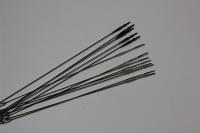 China Double Headed Inject Molding Webbing Spring Heald Wires for sale