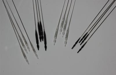 China Single Headed Inject Molding Jacquard Heald Wires for sale