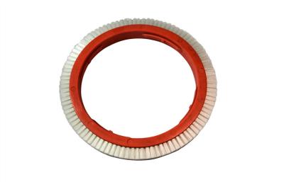 China Black Roll Cotton Stenter Brushes Wheel Mini For Textile Machinery for sale