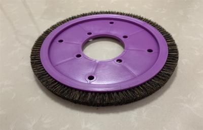 China PP Plastic Stenter Brushes Bristle Hair Brush Wheel LK Monforts Bobcock Artos for sale