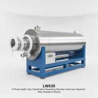 China LW630 2-Phase Kaolin Clay Classification Dewatering Decanter Centrifuge Separator Wear Resistant Ceramic for sale