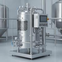 China Automatic Self-Cleaning Disc Stack Beer Separator PLC-Controlled Yeast Removal Polishing Centrifuge for sale
