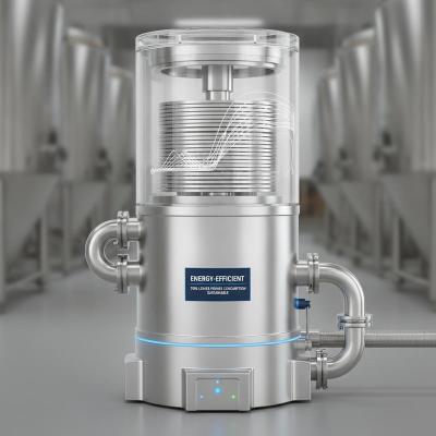 China Energy-Efficient Beer Clarification Separator Disc-Stack Technology 70% Lower Power Consumption Sustainable for sale