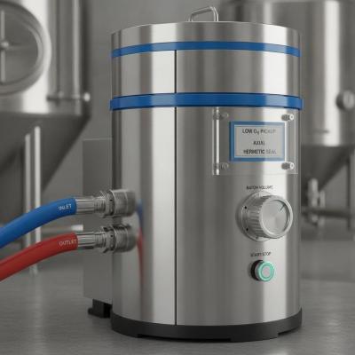 China Compact Craft Beer Centrifuge Separator Axial Hermetic Seal Low Oxygen Pickup Large-Batch Brewing for sale