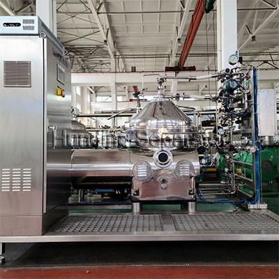 China Automatic Beer Clarification Disc Stack Separator For Algae Chlorella Cultivation Extraction for sale