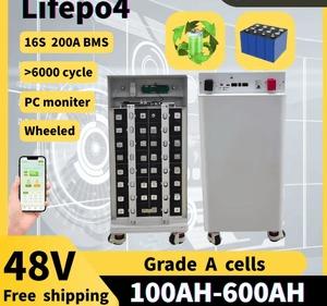 China 51.2V Lithium Battery Pack with LCD Display for Solar Energy for sale