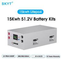 China OEM 5kwh 10kwh 15kwh Energy Storage Server Rack Lithium Ion Battery Box 48V 51.2V 100ah 200ah 300ah LiFePO4 Battery Case Box for sale