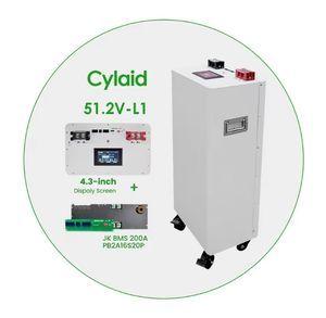 China Lithium Battery DIY Kit with Seplos BMS 15kwh 51.2V LiFePO4 Battery Box Home Solar Energy Storage Battery Box for sale