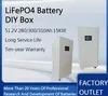China LiFePO4 48V 300ah Battery 15kwh 51.2V 400ah 200ah 100ah Lithium Battery Powerwall 6000+ Cycle Can RS485 Home Energy Solar for sale