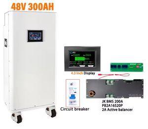 China 48V51.2V300ah Home Energy Storage Solar Mobile 15kwh Lithium Iron Phosphate Battery for sale