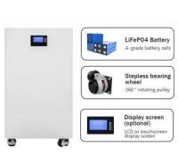 China 51.2V 5kwh 10kwh 15kwh Solar Lithium LiFePO4 Battery 100ah 200ah 300ah Home Energy Storage System for sale