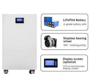 China 51.2V 5kwh 10kwh 15kwh Solar Lithium LiFePO4 Battery 100ah 200ah 300ah Home Energy Storage System for sale