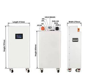 China Battery Vertical Box 48V 51. V 280ah 314ah with Jk 200A BMS DIY Kit for sale