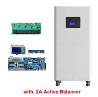 China 15kwh Battery Case with Display DIY Kit 200A BMS DC Breaker 48V 51.2V 280ah 300ah 314ah 320ah LiFePO4 Lithium Ion Battery Box for sale