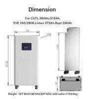 China Battery Box 15kwh 48V 16s DIY Kit Battery DIY Kit with 200A Smart BMS for sale