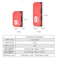 China 500A Charge BMS for Efficient 24V Battery Management with Active Balance for sale