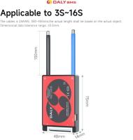 China 8s-17s Advanced Balance BMS with 500A Charge and LCD Display for sale