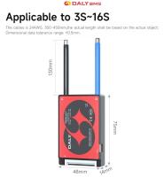 China 300A Active Balance Battery Management System for 8s-17s Batteries for sale