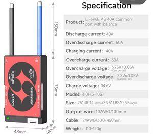 China Efficient BMS with 40A Charge/Discharge and Active Balance for 8s-17s for sale