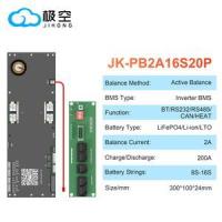 China Jkbms Pb2a16s20p LiFePO4 Battery BMS 16s 200A Jikong BMS 48V with Can RS485 Heat Active Balancing Parallel Inverter Smart BMS Jk for sale