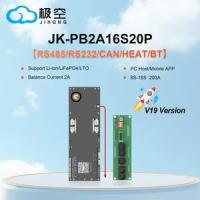 China Jk LiFePO4 BMS V19 Jikong Smart BMS 4.3 Inch Screen LCD Display Battery Pack Accessories Jk BMS 16s 48V 200A Pb2a16s20p for sale