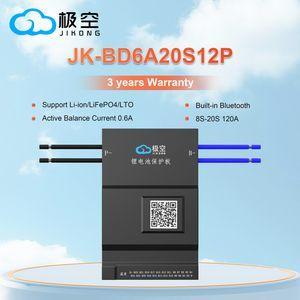 China Jkbms 120A Smart LiFePO4 Balancer BMS Bd6a20s12p 20V Battery Equalizing Current for Lto LFP Lion Lto BMS for sale