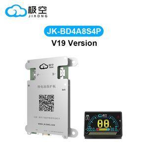 China Jk BMS 4s 5s 6s 7s 8s LiFePO4 BMS Bd4a8s4p 12V 24V with 0.4A Active BMS 40A 60A LiFePO4 Li-ion Lto Battery Smart BMS for sale