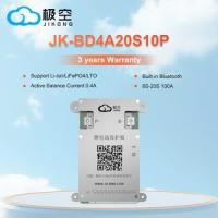China Special Price Jkbms Active Balance 100A 150A 200A Capable Bd4a20s10p Ternary Iron Lithium 18velectric Vehicle Rental BMS for sale