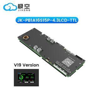 China LiFePO4 Battery Jk BMS Box 16s 48V 150A 4.3 Pb1a16s15p V19 PCB Board and LCD Stock for sale