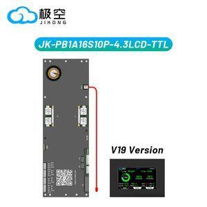China New Jk Inverter BMS V19 Upgrade Smart BMS Jk Pb1a16s10p with 4.3inch Display Communicate with Mainstream Inverters 16s BMS for sale