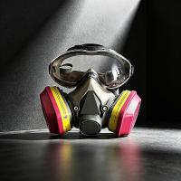 China FD410E TPE Half Face Respirator (Including Goggles) for sale