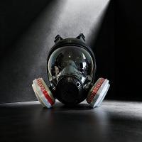 China MJ-4018 Liquid Silicone Full Face Respirator for sale