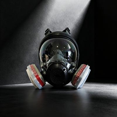 China MJ-4018 Liquid Silicone Full Face Respirator for sale
