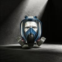 China MJ-4021 Liquid Silicone Full Face Respirator for sale