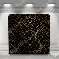 China 8x8ft Pillowcase Backdrop Dye Sublimation Print Tension Fabric Stand Portable Aluminum Frame for sale