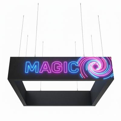 China 10x3.3ft Hanging Light Box Display SEG Hanging Trade Show Display for sale