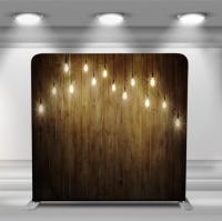 China Custom Tension Fabric Display White Leather Pillowcase Backdrop Stand for sale