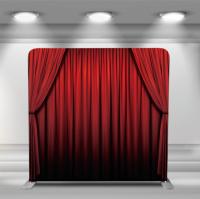China Custom 8x7.5 Pillowcase Backdrop Cover Stretch Fabric for Trade Shows for sale