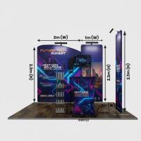 China 3x3m Trade Show Booth Setup for Portable Exhibition Display for sale