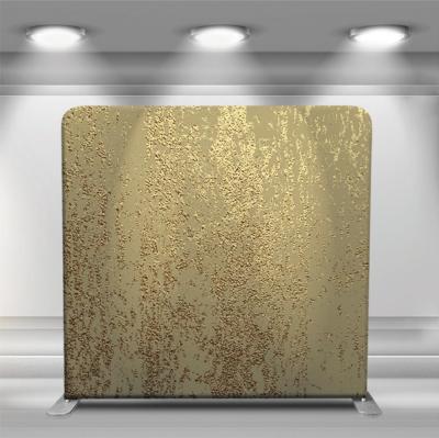 China Gold Textured Pillowcase Backdrop Custom Fabric Backdrop Lightweight for sale