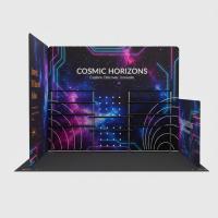 China Portable Tension Fabric Trade Show Booth 3m x 2.3m Aluminum Frame Display for sale