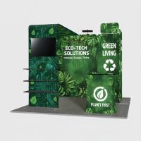 China Modern Trade Show Booth Tension Fabric Display System For Exhibits for sale
