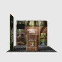 China Lightweight Aluminum Trade Show Booth 3m x 2.3m Tension Fabric Portable Exhibition Display for sale