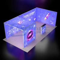 China 10x20ft SEG Light Box Backlit Expo Booth Tradeshow Display with Aluminum Frame for sale