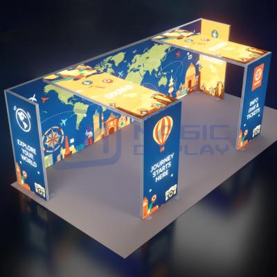 China Alumuinum Backlit SEG Light Box 10x20 Trade Show Booth Display for sale