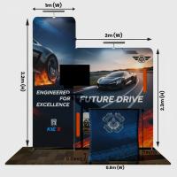 China Custom Printed Trade Show Booth For Professional Exhibitions for sale